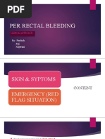 PR Bleed | PDF | Colonoscopy | Rectum