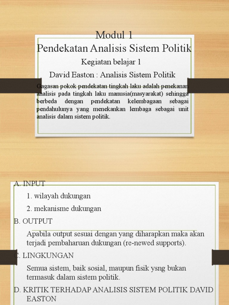 Modul 1 Sistem Politik Indonesia | PDF