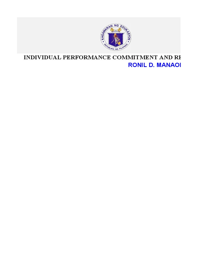 Ipcrf Ppss Rpms For Supervisor Psds Vers | PDF | Goal | Competence ...