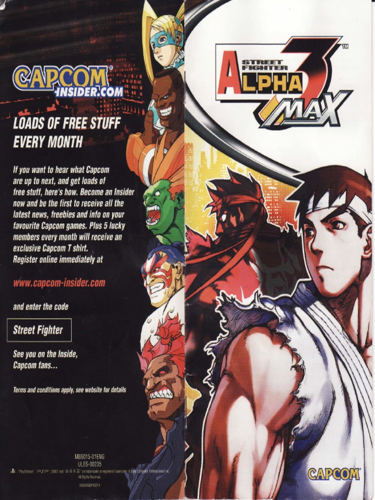 Street Fighter Alpha 3 MAX - 2006 - Capcom Co., Ltd. | PDF | Wireless ...