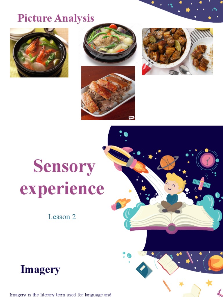 Lesson 2 - Sensory Experience | PDF | Senses | Mental Image