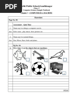 Computeer Revision Worksheet Class 1 | PDF | Computer Keyboard ...
