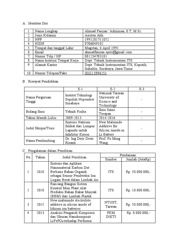CV Dana Lokal Ahmad Fauzan Adziimaa | PDF