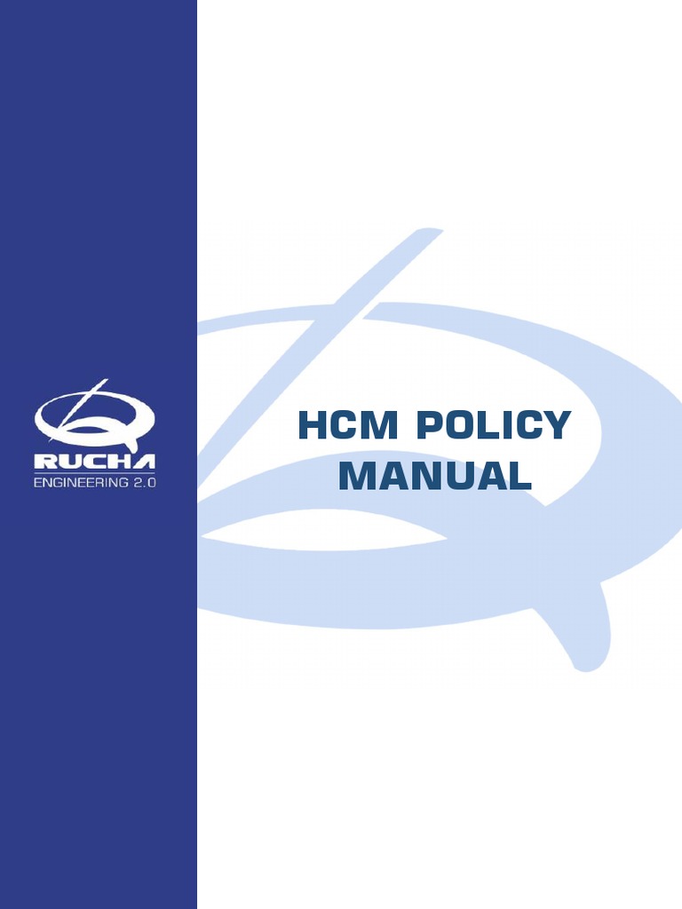 HCM Policy Manual | Download Free PDF | Recruitment | Human Resources