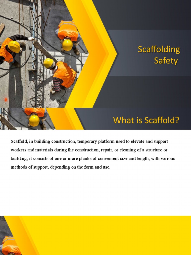 GN2 - Scaffolding Safety | PDF | Scaffolding | Economic Sectors