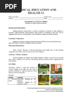 Melcs Pe 11 | PDF | Physical Fitness | Physical Education