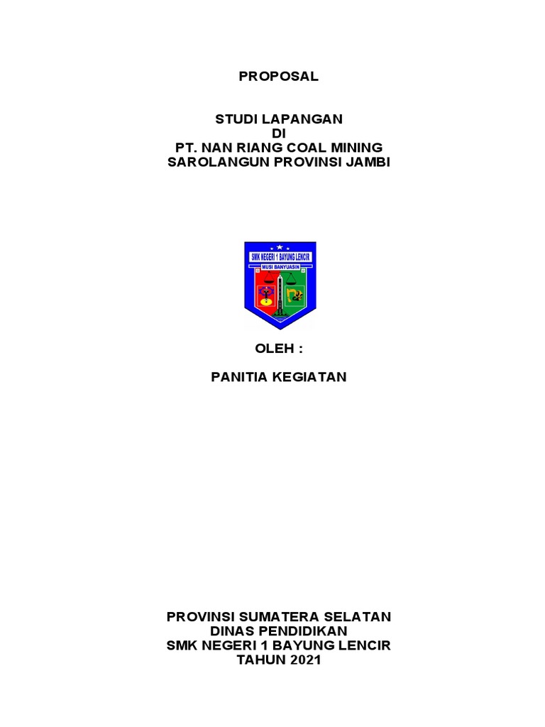 Proposal Studi Lapangan GP | PDF