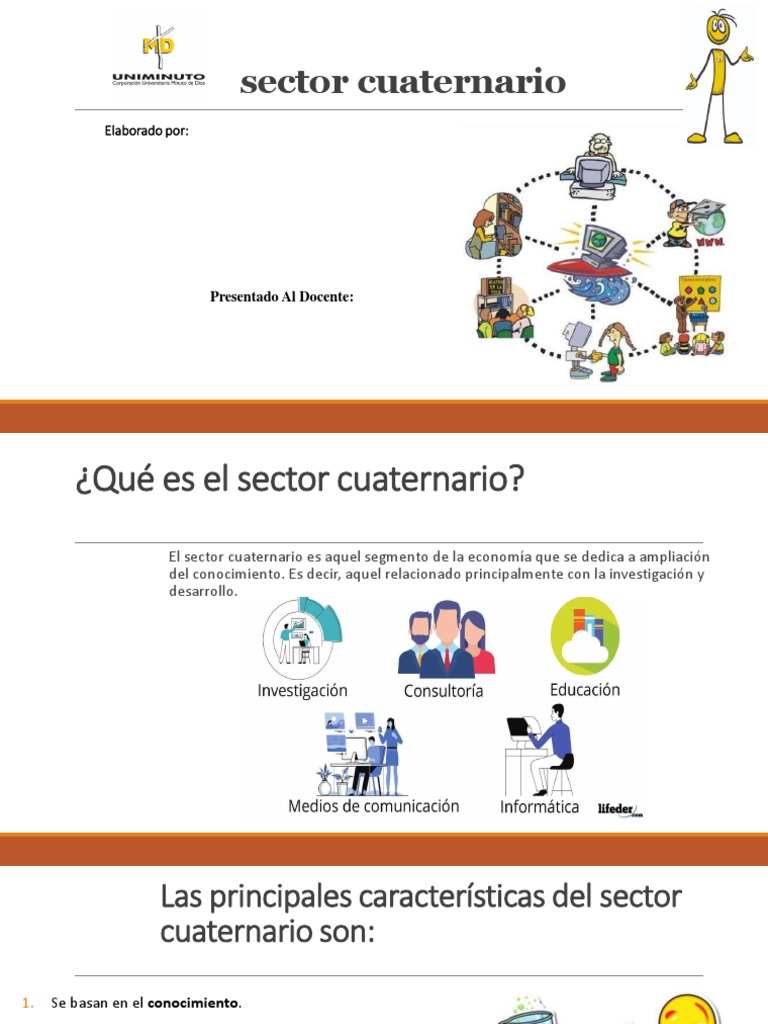 Actividad 4 Sector Cuaternario | PDF | Empresas | Economias