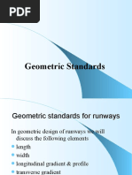 Runway Geometric Design Features | PDF | Runway | Takeoff