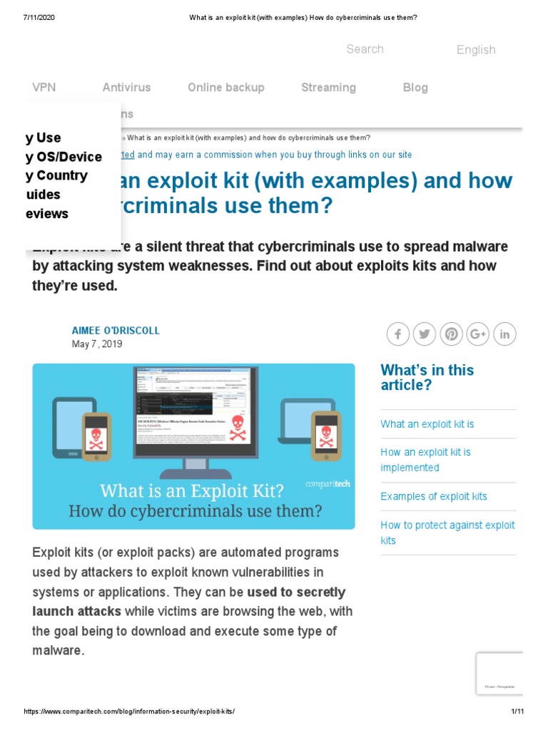 What Is An Exploit Kit (With Examples) How Do Cybercriminals Use Them ...