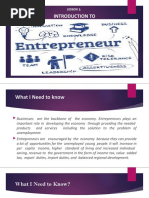 Entrepreneurship: Quarter 1 Module 1: Introduction To Entrepreneurship ...