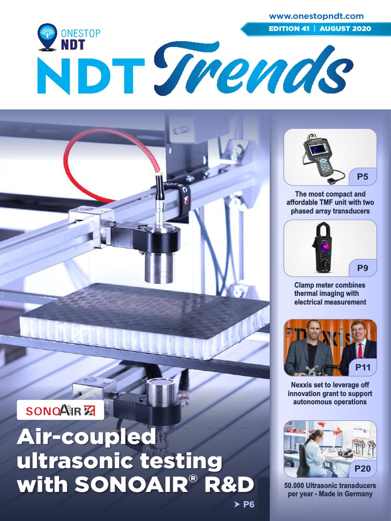 Air-Coupled Ultrasonic Testing With Sonoair R&D: Edition 41 AUGUST 2020 ...