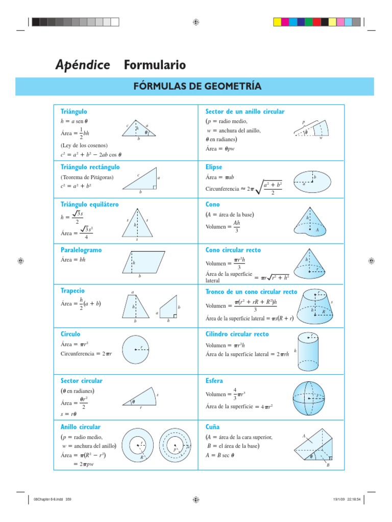 Formulario Larson | PDF | Geometría Elemental | Espacio