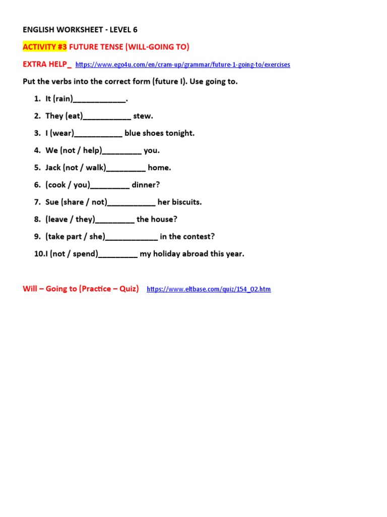 Practice Activity Unit 3 | PDF