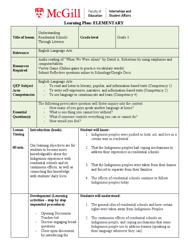 Media-Lesson Plan Outline | PDF | Vocabulary | Human Nature