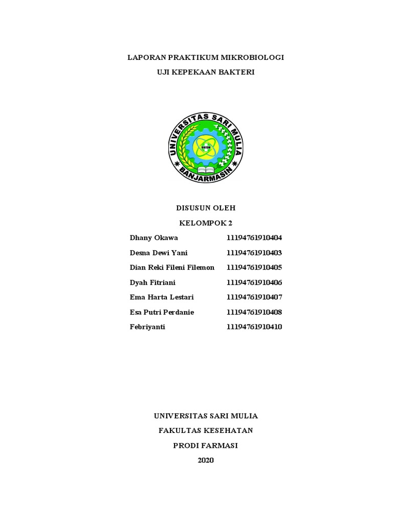 Laporan Praktikum 7 Mikrobiologi Fiks | PDF