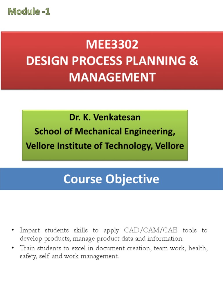 CAD/CAM/CAE Design Process Overview | PDF | Computer Aided Design ...
