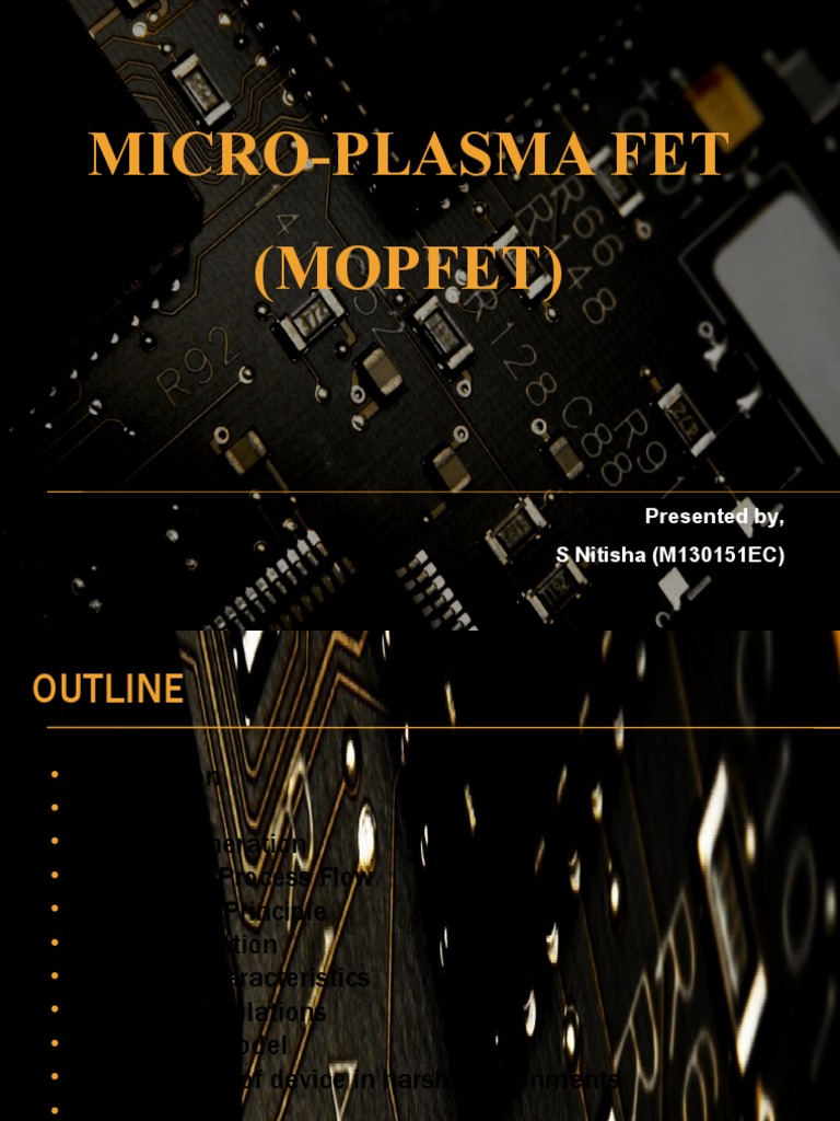 Micro-Plasma Fet (Mopfet) | PDF | Field Effect Transistor | Mosfet