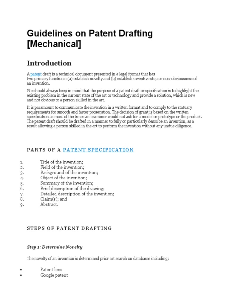 How To Write A Patent | PDF | Prior Art | Patent Claim