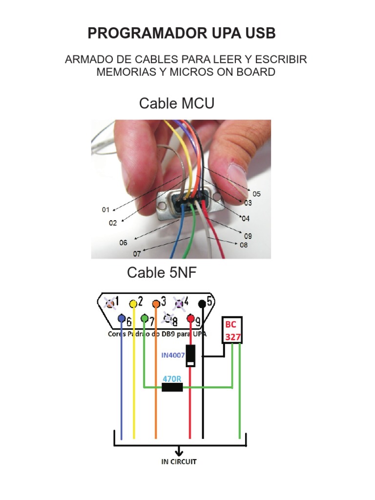 Conexiones para Programador UPA USB | PDF