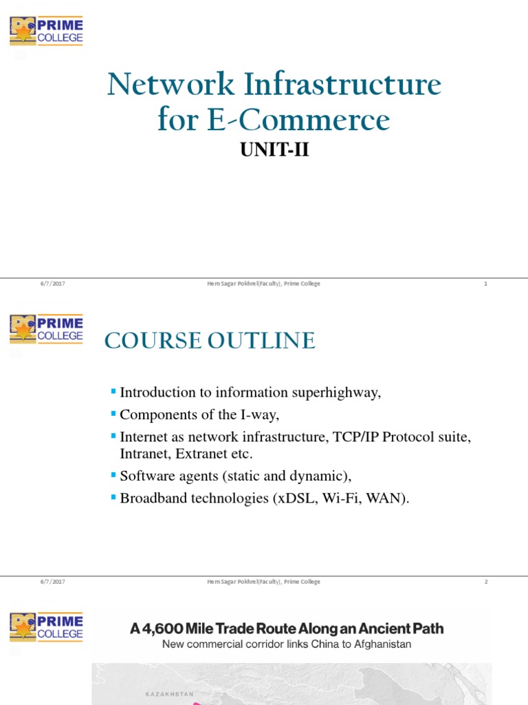 Network Infrastructure For E-Commerce: Unit-Ii | Download Free PDF | Computer Network | Network ...