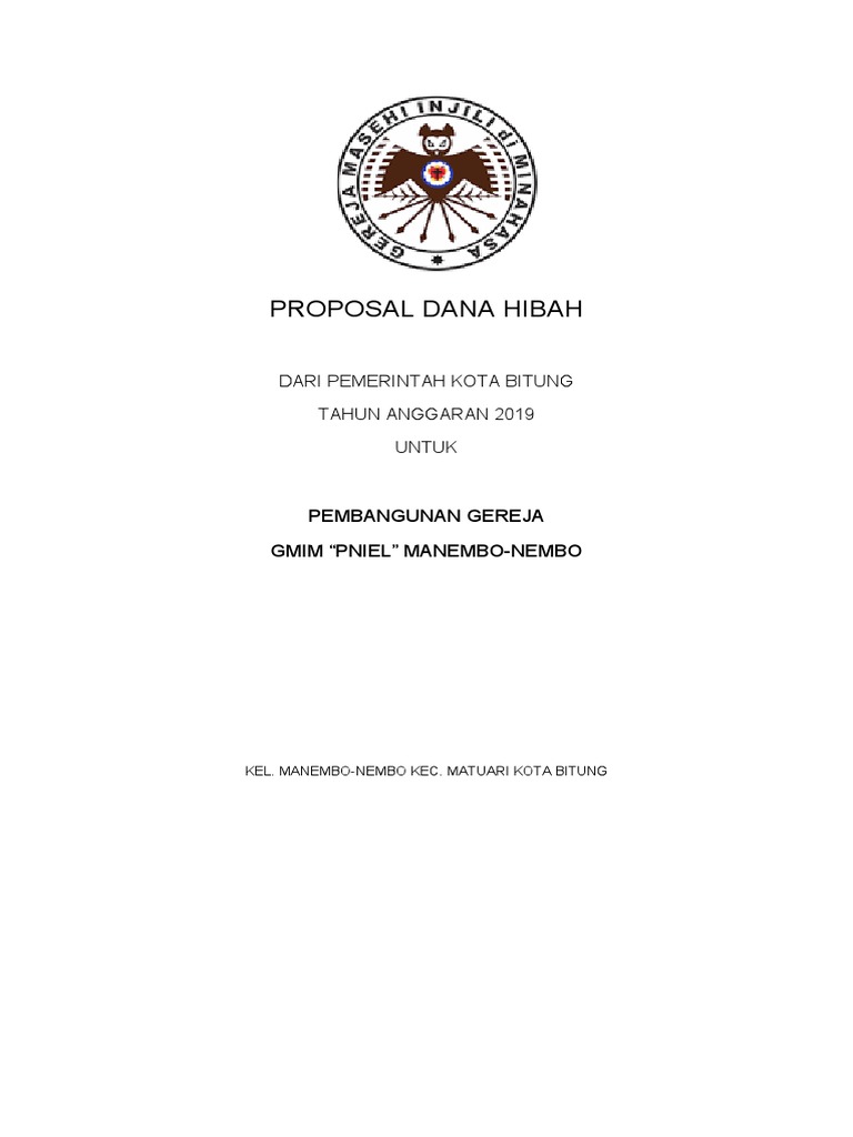 Proposal Hibah Gereja | PDF