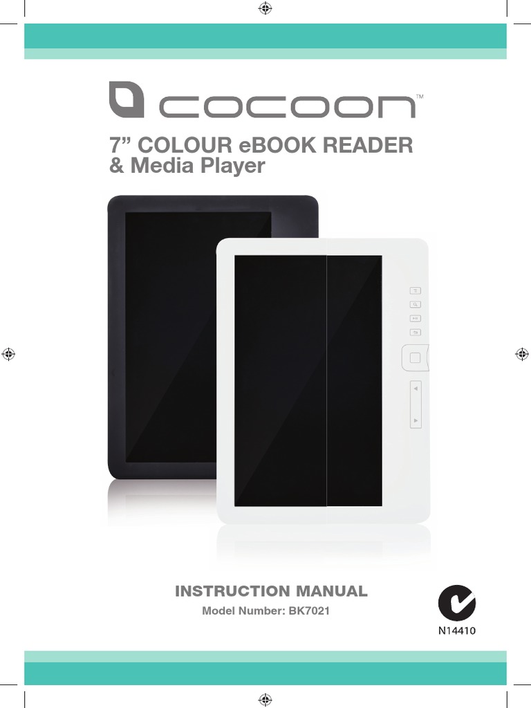 Cocoon Ebook Reader Manual | PDF | E Books | Menu (Computing)