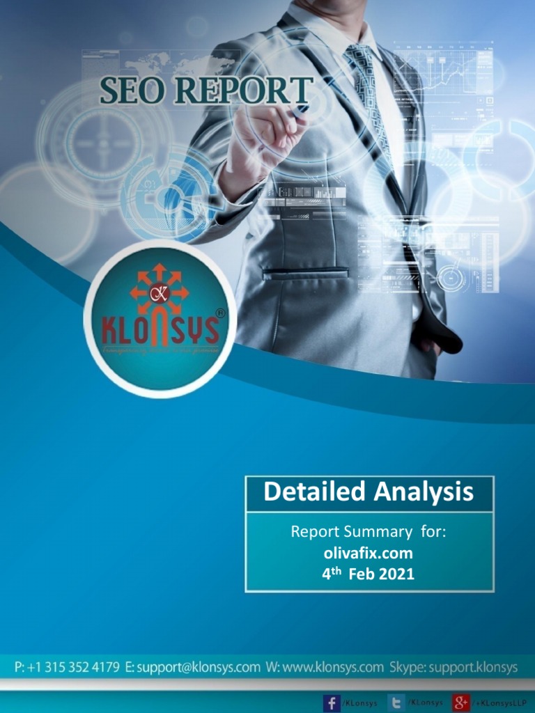 Detailed Analysis Report Olivafix | PDF | Search Engine Optimization ...