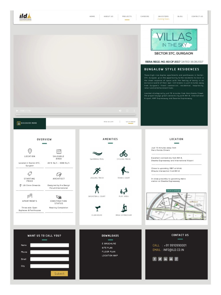 ILD Greens Gurgaon Luxury Homes | PDF