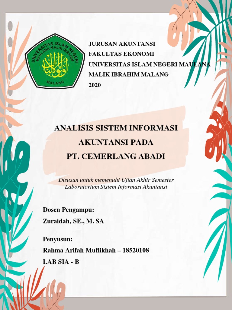 Uas-Lab Sia-B | PDF