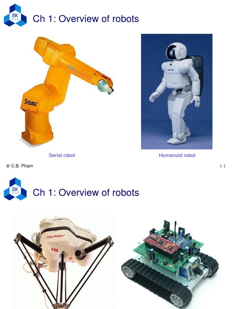 CH 1: Overview of Robots: Serial Robot Humanoid Robot | PDF | Robot ...