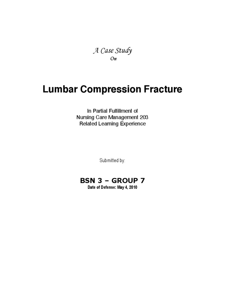 Lumbar Fracture | PDF | Bone | Osteoblast