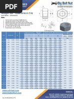 Internal ACME Thread General Purpose Size Chart | PDF | Cutting Tools ...