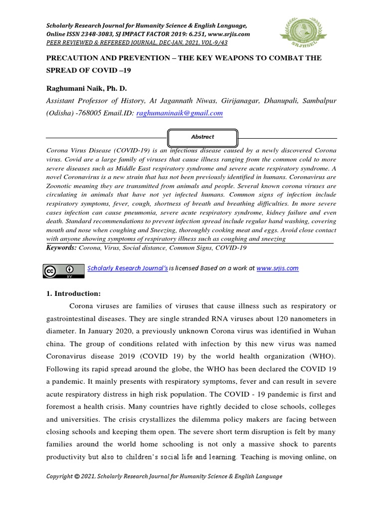 COVID-19 Prevention Strategies Explained | PDF | Common Cold | Infection