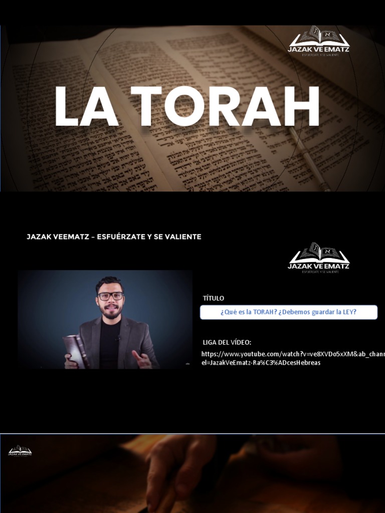 1.qué Es La Torah | PDF | Pecado | Creencia religiosa y doctrina
