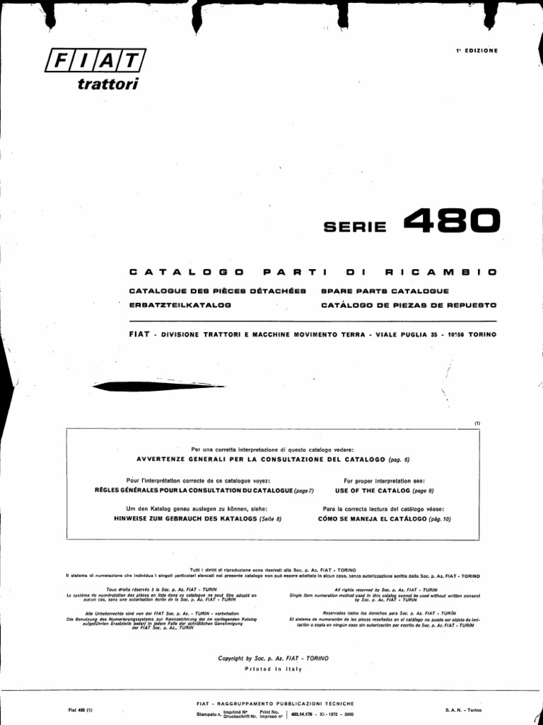Tractor - 480 | PDF