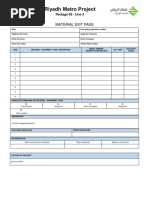 Material Handover Letter Template | PDF
