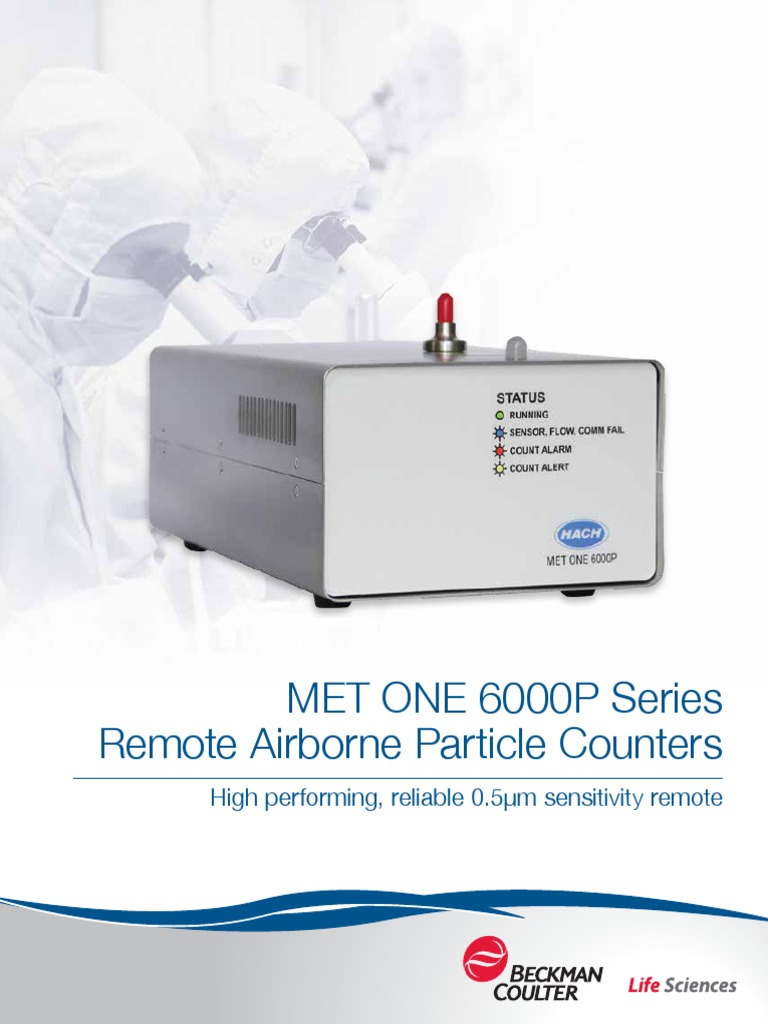 MET ONE 6000P Series Remote Airborne Particle Counters: High Performing ...