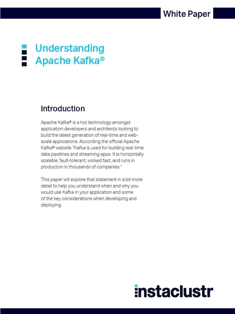 Instaclustr Understanding Apache Kafka White Paper | PDF | Computer Science | Information Age