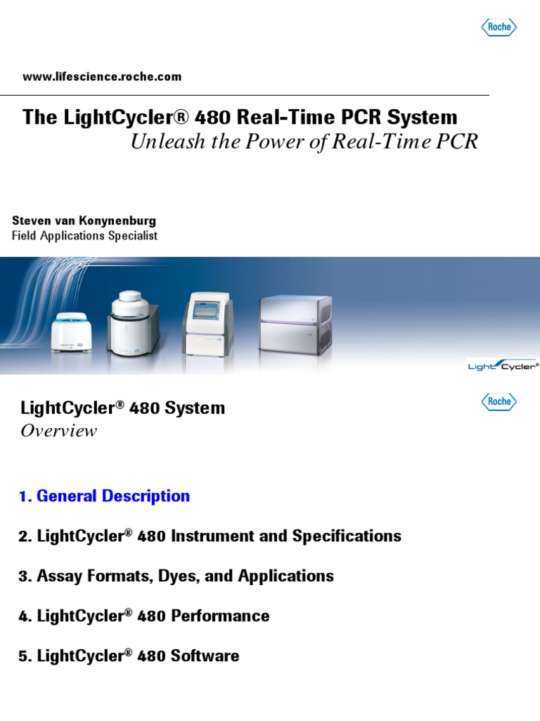 Roche LC480 Overview | PDF | Real Time Polymerase Chain Reaction | Polymerase Chain Reaction
