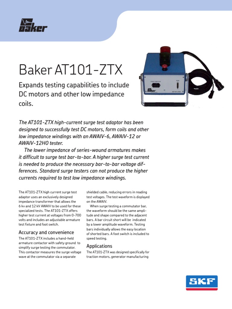 AT101 - ZTX Datasheet | PDF | Electric Motor | Electrical Impedance
