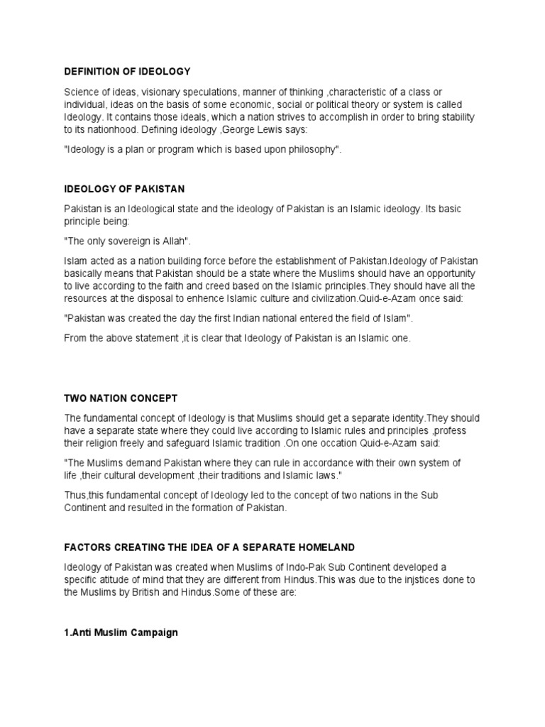 Definition of Ideology | PDF | British Raj | Ideologies