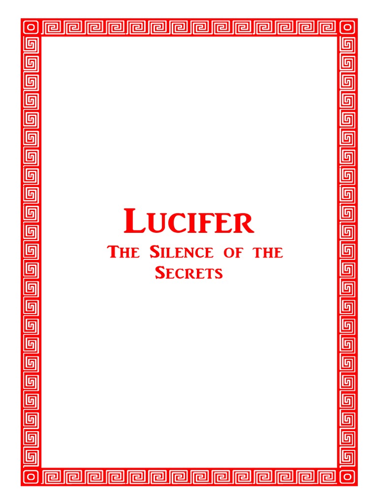 1 Lucifer TheSilentSecretBK | PDF | Heaven | Soul