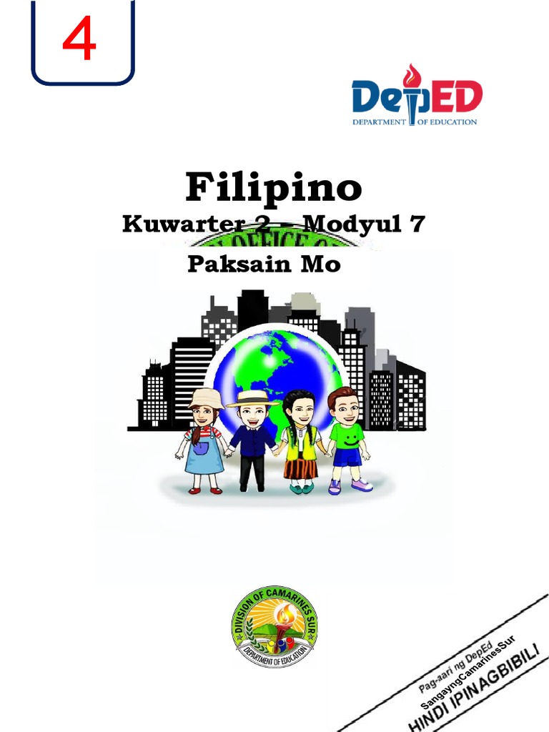 Baitang 4 Kuwarter 2 Modyul 7 Edited Liza Final | PDF