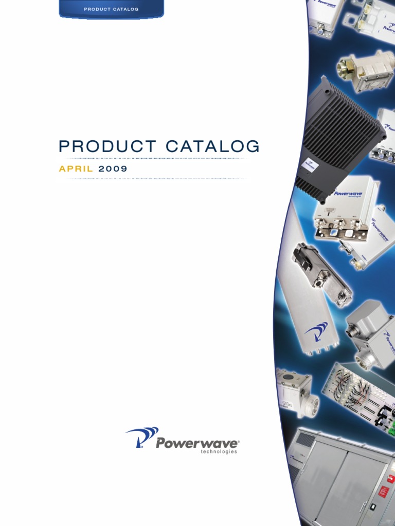 Powerwave Product Catalog | PDF | Amplifier | Decibel