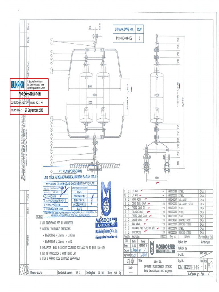 07 Double Suspension String Set (NEN) For Construction | PDF