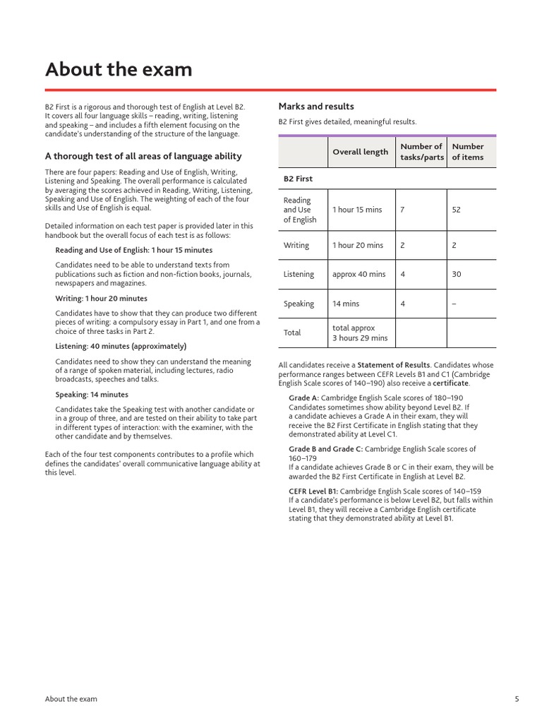 About The Exam: Marks and Results | PDF | Qualifications | Applied ...