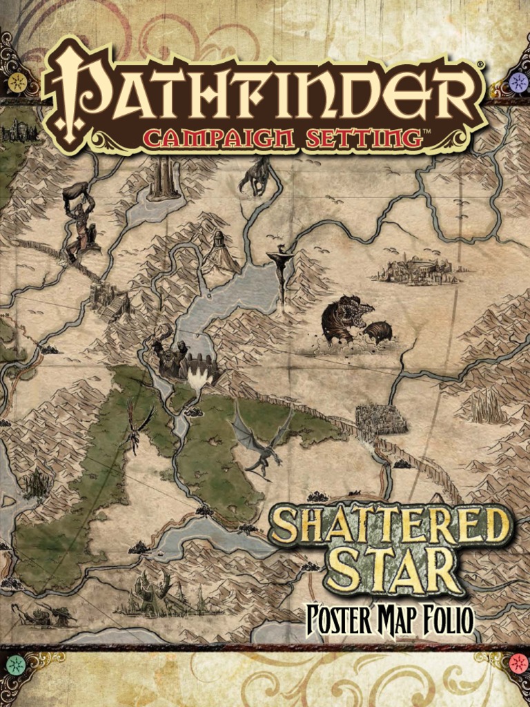 Pathfinder RPG Poster Map Folio Shattered Star Biblioteca Elfica | PDF