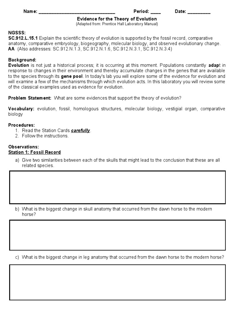 A Comprehensive Review of the Various Lines of Evidence Supporting the ...