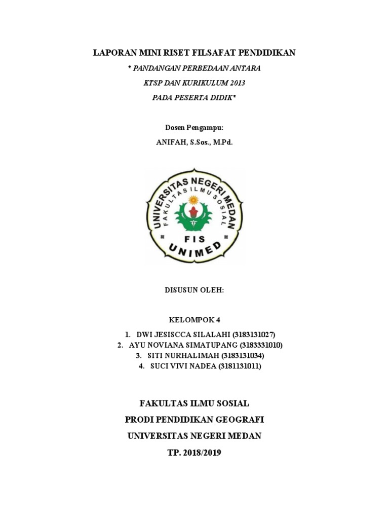 Laporan Mini Riset Kel.4 | PDF